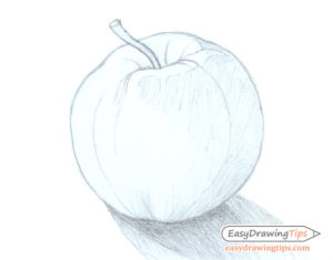 How to Draw an Apple Tutorial Step by Step - EasyDrawingTips