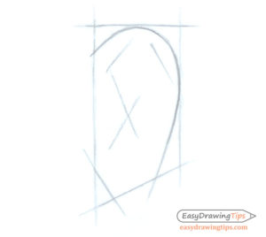 How to Draw an Ear Step by Step - Side View