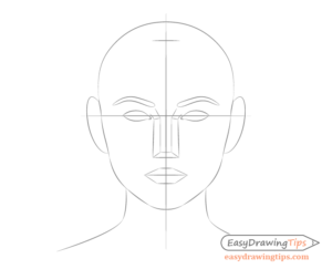 How to Draw a Female Face Step by Step Tutorial - EasyDrawingTips