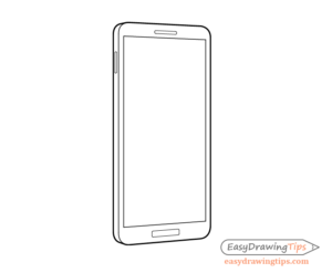 How to Draw a Phone Step by Step - EasyDrawingTips