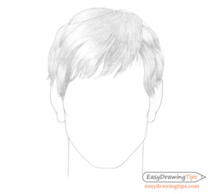 How to Draw Male Hair Step by Step - EasyDrawingTips