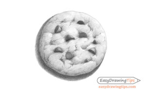 How to Draw a Cookie in 8 Steps (Line Drawing & Shading) - EasyDrawingTips