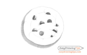How to Draw a Cookie in 8 Steps (Line Drawing & Shading) - EasyDrawingTips