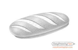 How to Draw Bread Step by Step - EasyDrawingTips