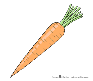 How to Draw a Carrot Step by Step - EasyDrawingTips