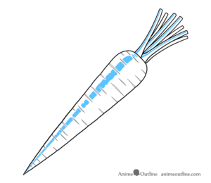 How to Draw a Carrot Step by Step - EasyDrawingTips