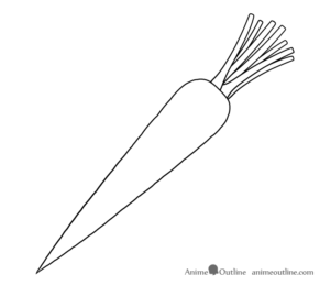 How to Draw a Carrot Step by Step - EasyDrawingTips