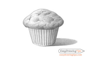 How to Draw a Muffin Step by Step - EasyDrawingTips