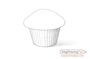 How to Draw a Muffin Step by Step - EasyDrawingTips