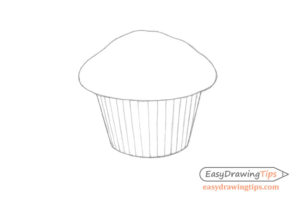 How to Draw a Muffin Step by Step - EasyDrawingTips