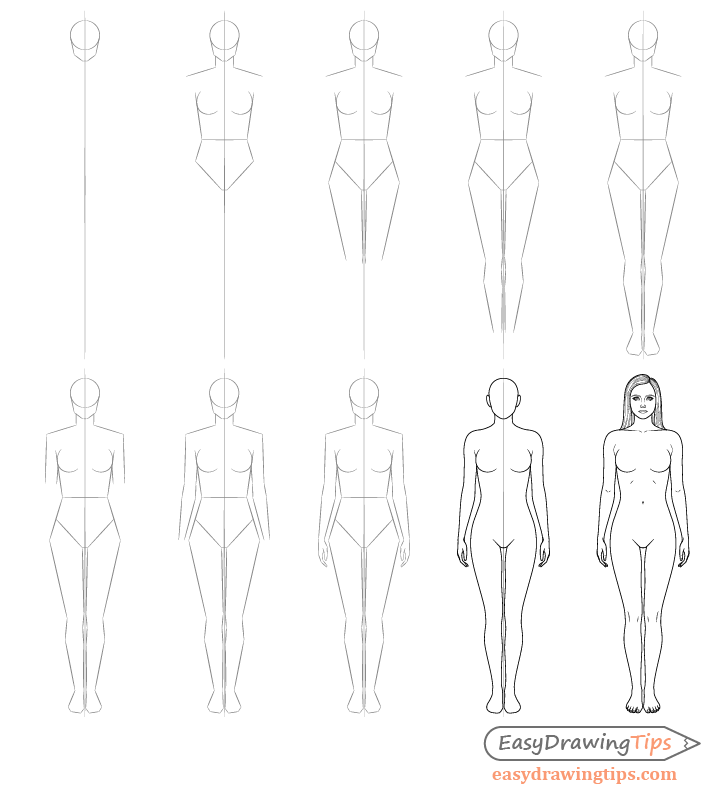 How To Draw A Body Step By Step Infoupdate